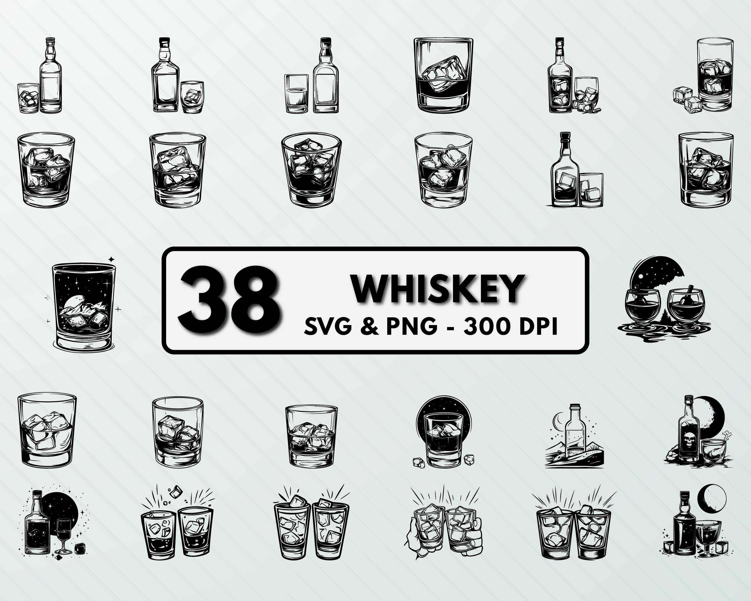 Whiskey Svg Png, Whiskey Clipart, Whiskey Silhouette, Whiskey Vector ...