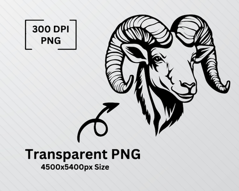 Ram Head Svg Bundle, Ram Head Silhouette, Ram Head Png Clipart, Ram ...