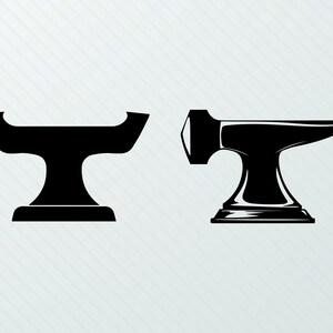 Anvil SVG Bundle: Blacksmith Clipart, Cut Files (PNG, Vector, 300 DPI ...