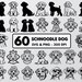 Schnoodle Dog Svg, Schnoodle Silhouette Svg, Dogs Clipart, Schnoodle ...