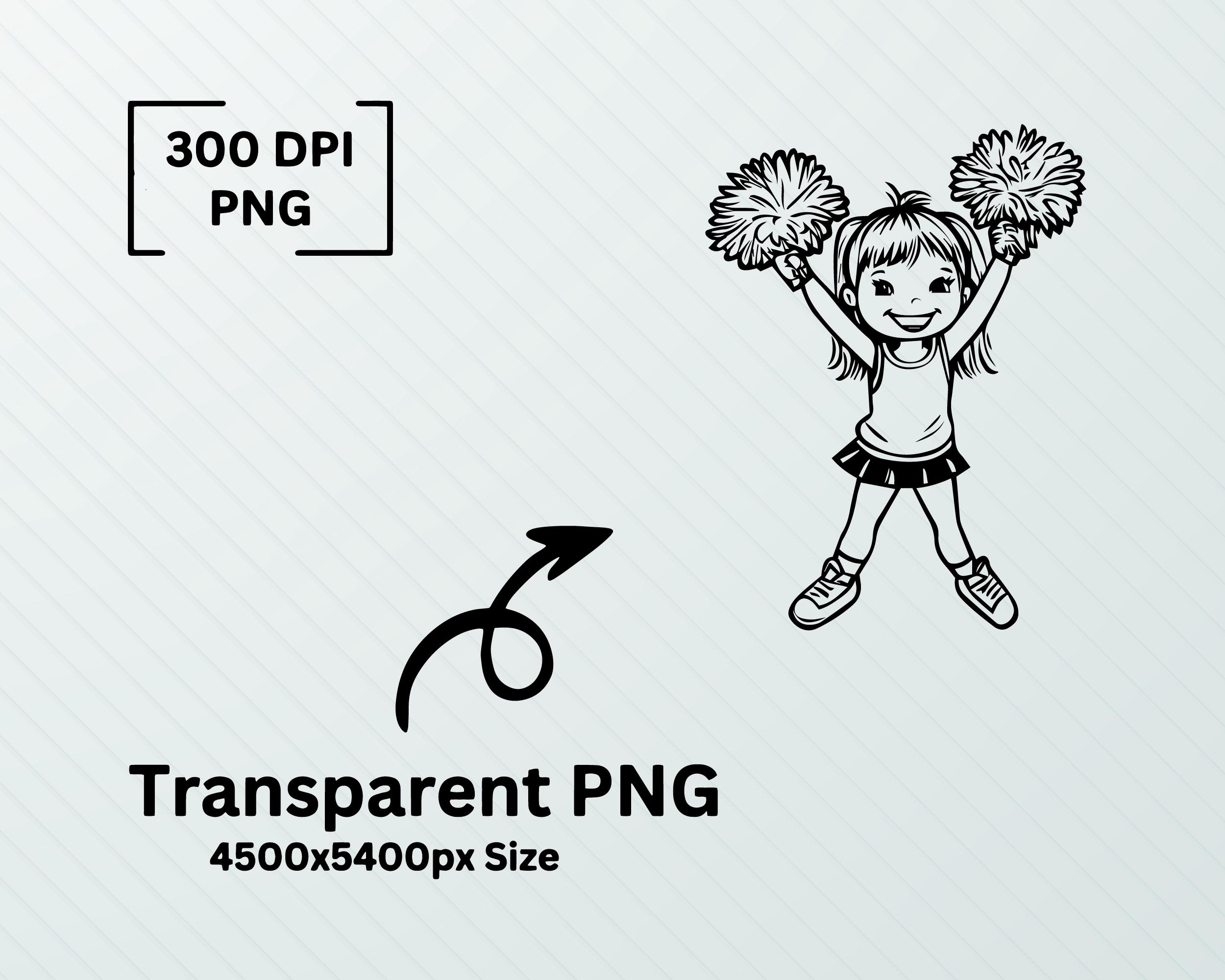 Cheerleader Svg Png, Cheerleader Clipart, Cheerleader Silhouette ...