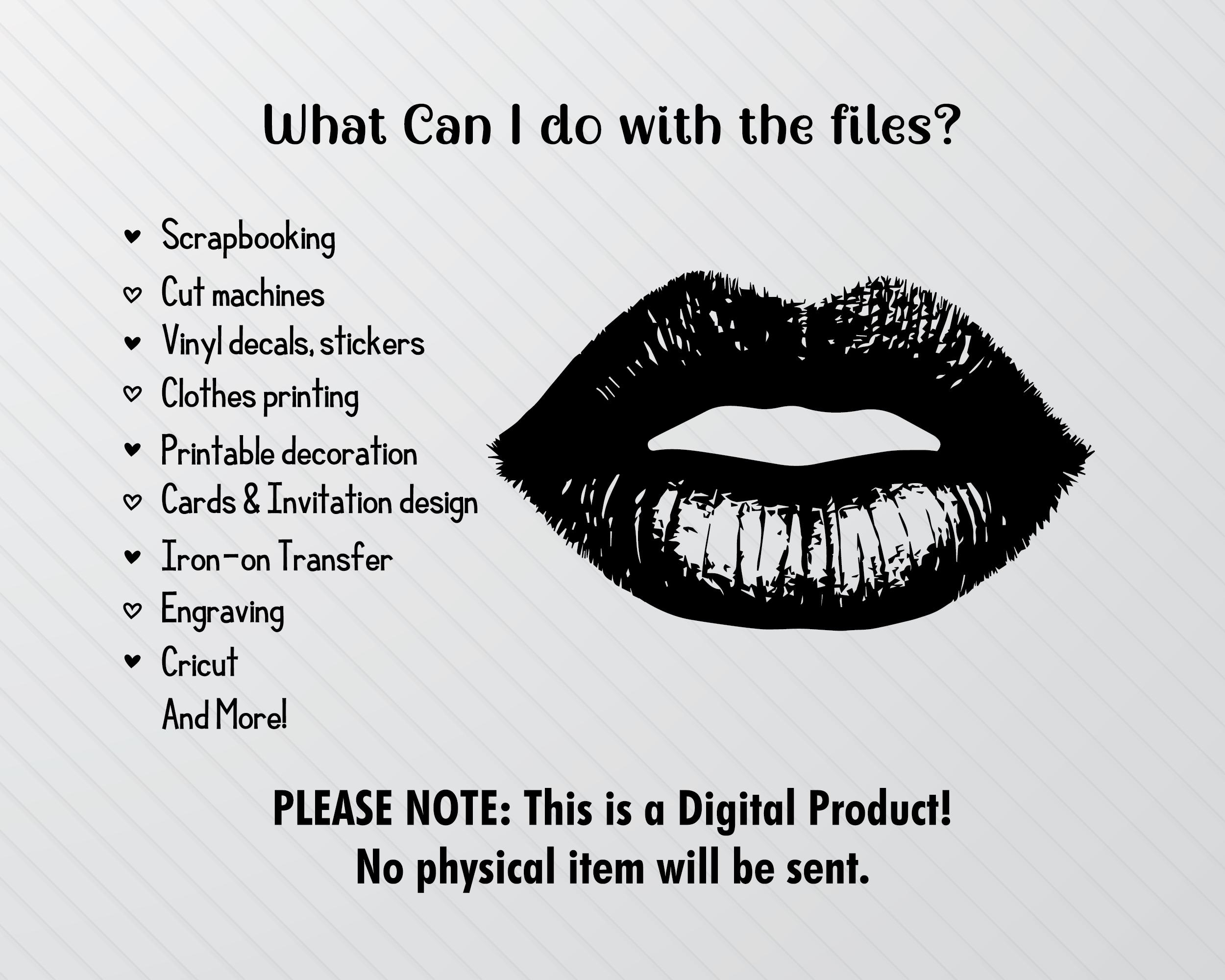 Woman Lips Svg Bundle, Cute Woman Lips Silhouette, Lips Design Svg Png ...