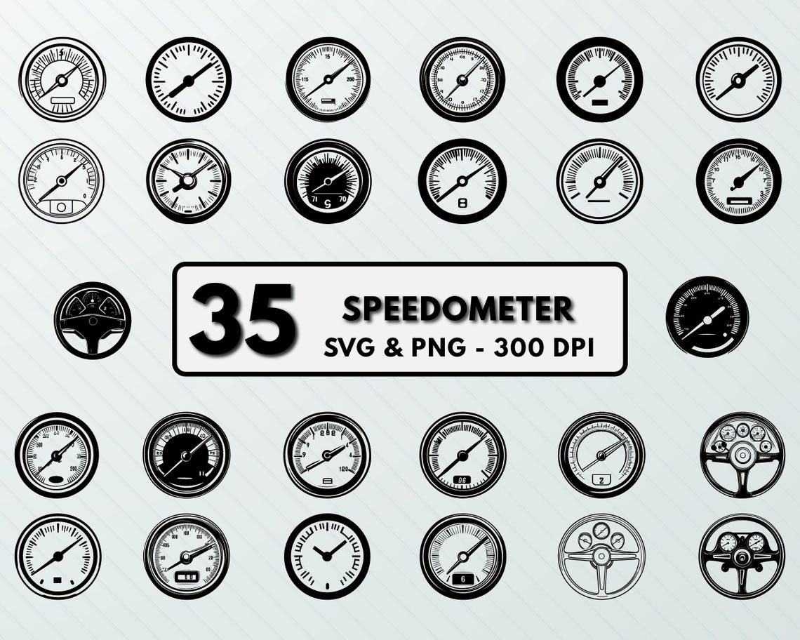 Speedometer Svg Png, Speedometer Clipart, Speedometer Silhouette ...