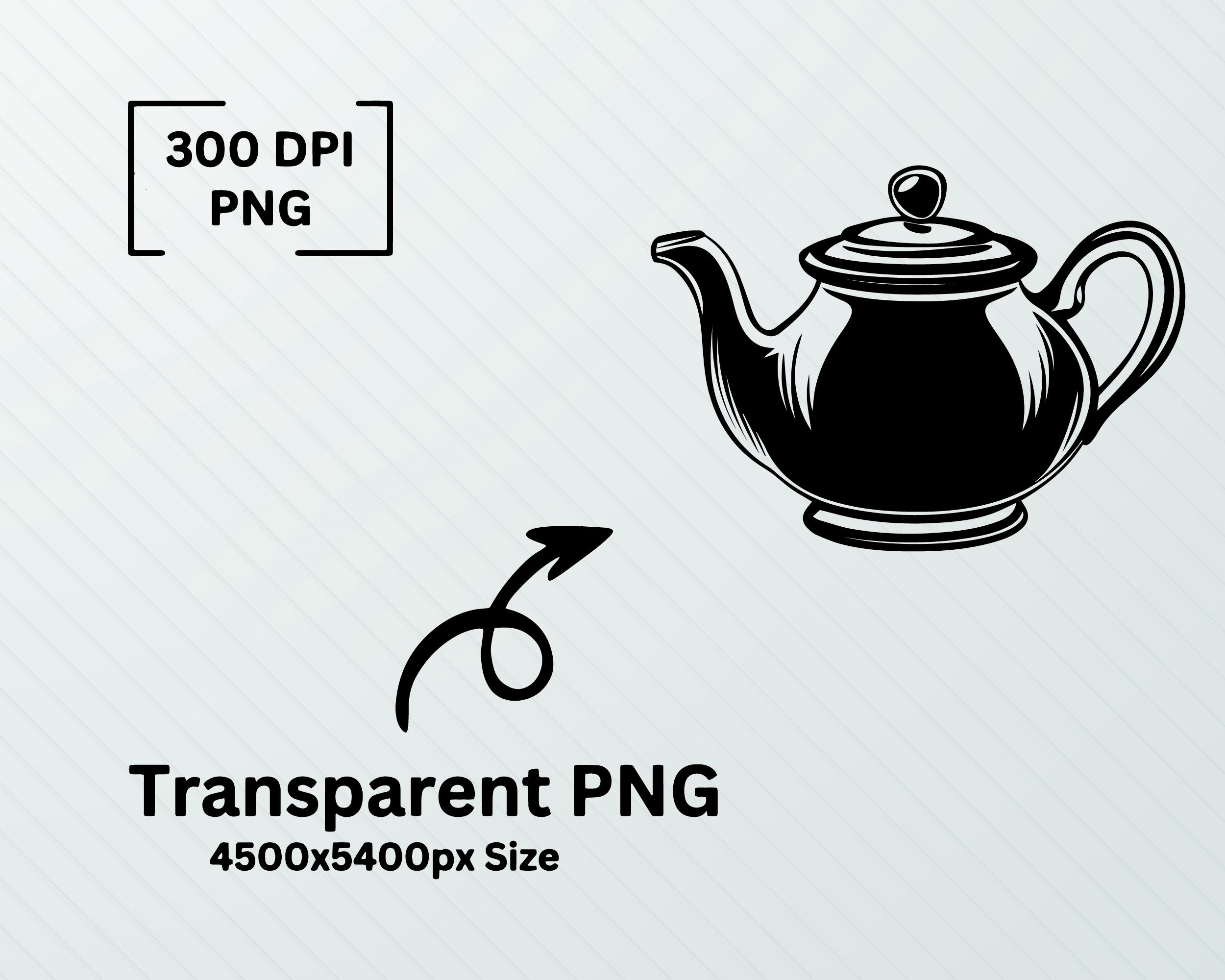 Teapot Svg Png, Teapot Clipart, Teapot Silhouette, Teapot Decal, Teapot ...