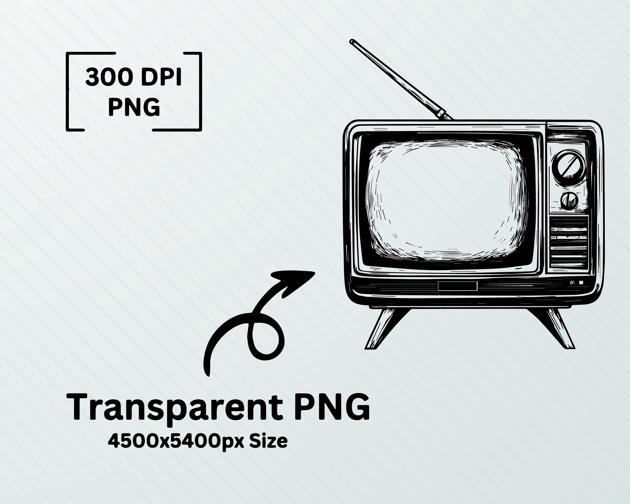 Retro Tv SVG, Retro Tv PNG, Retro Television Clipart, Silhouette, Tv ...