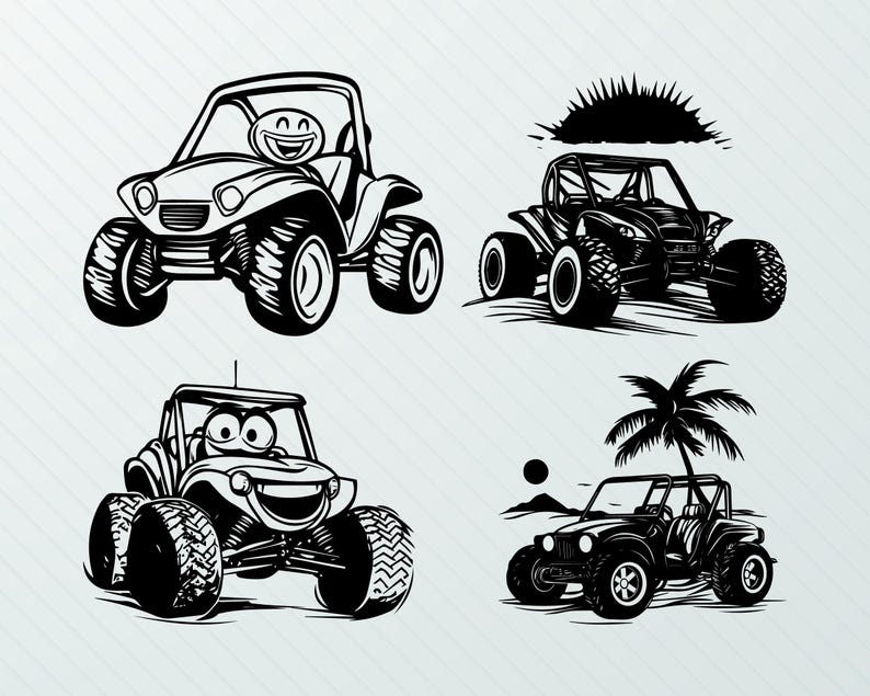 Dune Buggy SVG PNG Clipart: Vector Cut Files (digital Download) - Etsy