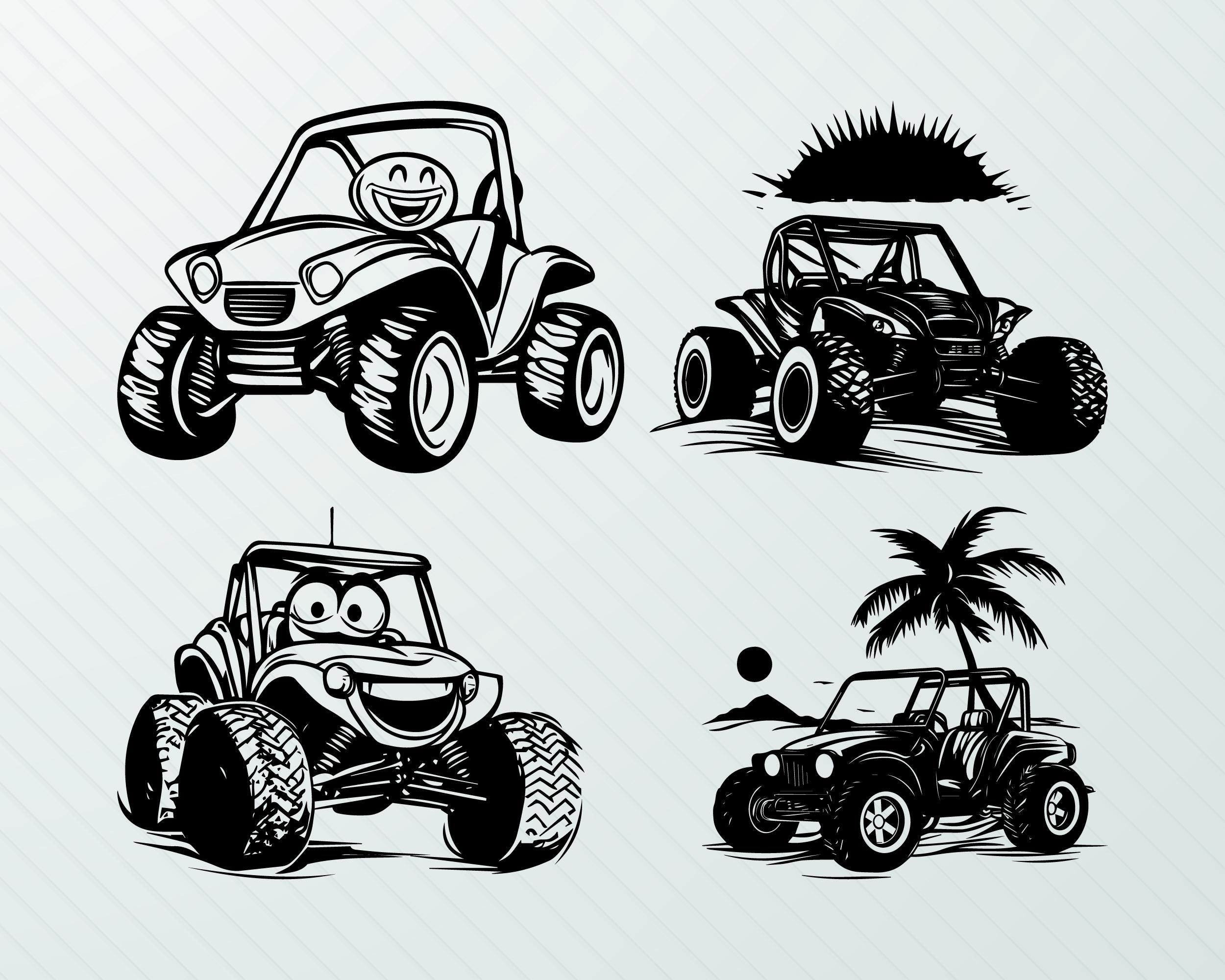 Dune Buggy SVG PNG Clipart: Vector Cut Files (digital Download) - Etsy