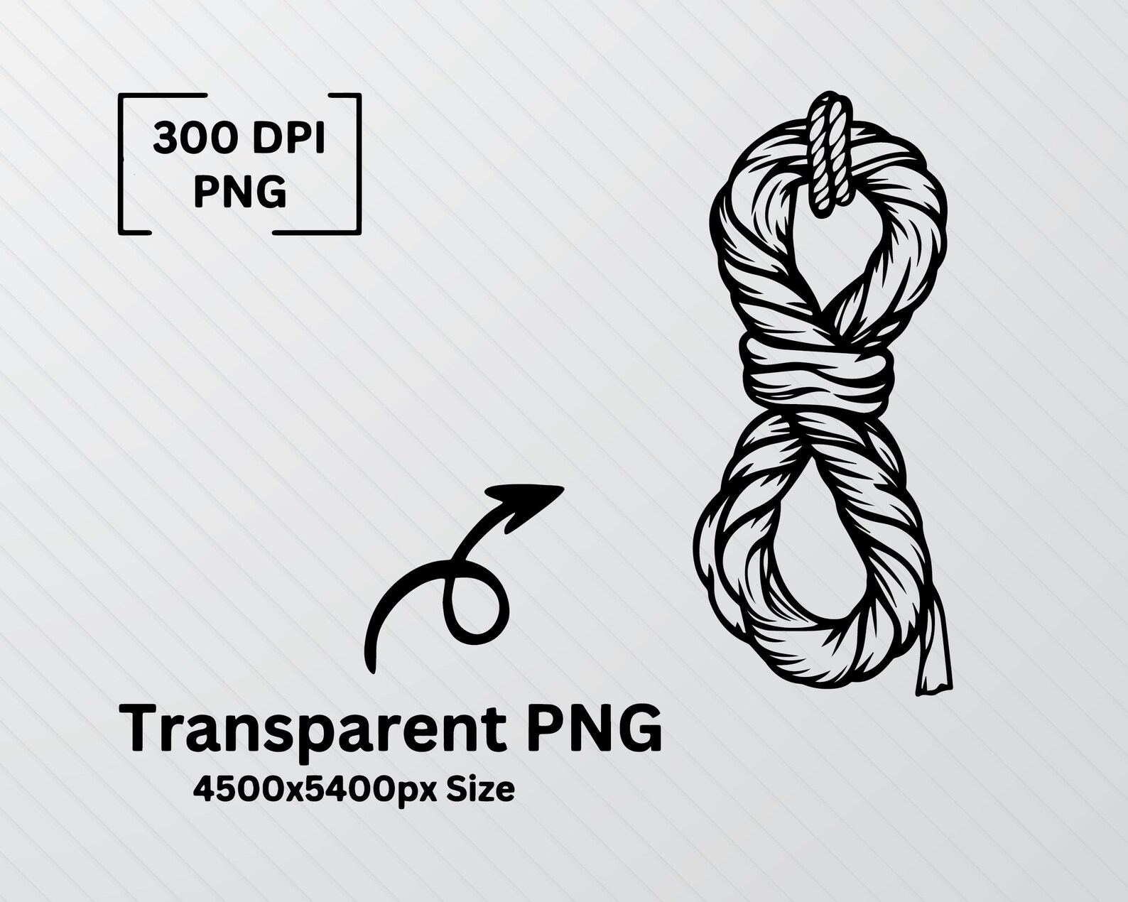 Rope Knot Silhouette Svg, Rope Knot Svg Bundle Cut Files, Rope Knot Png ...