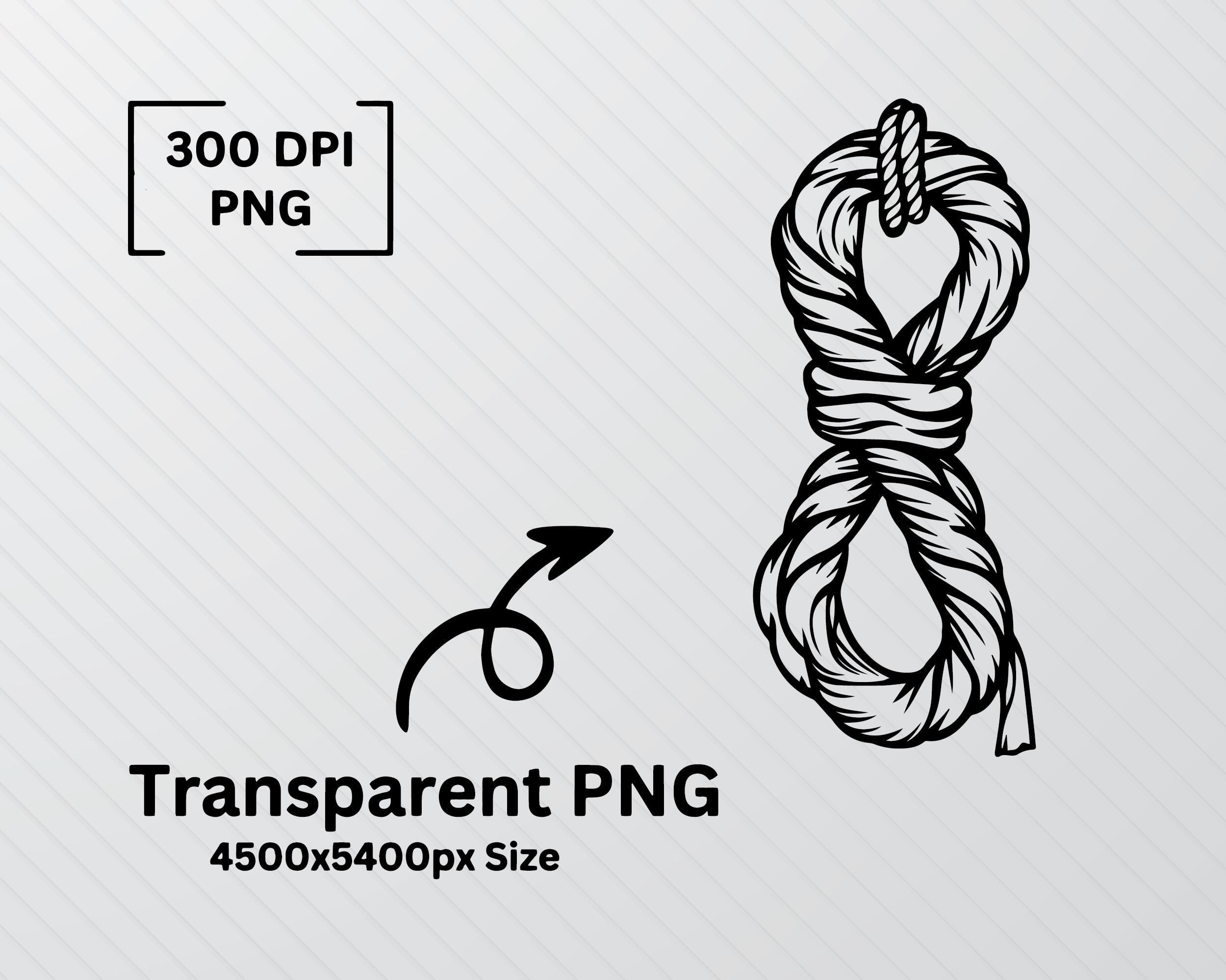 Rope Knot Silhouette Svg, Rope Knot Svg Bundle Cut Files, Rope Knot Png ...