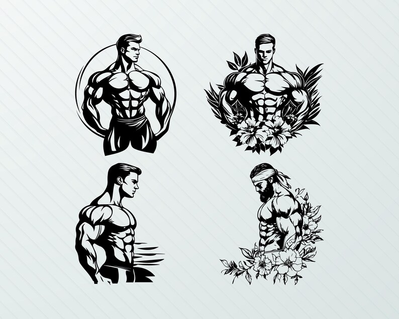 Bodybuilder Svg Png, Bodybuilder Clipart, Bodybuilder Silhouette ...