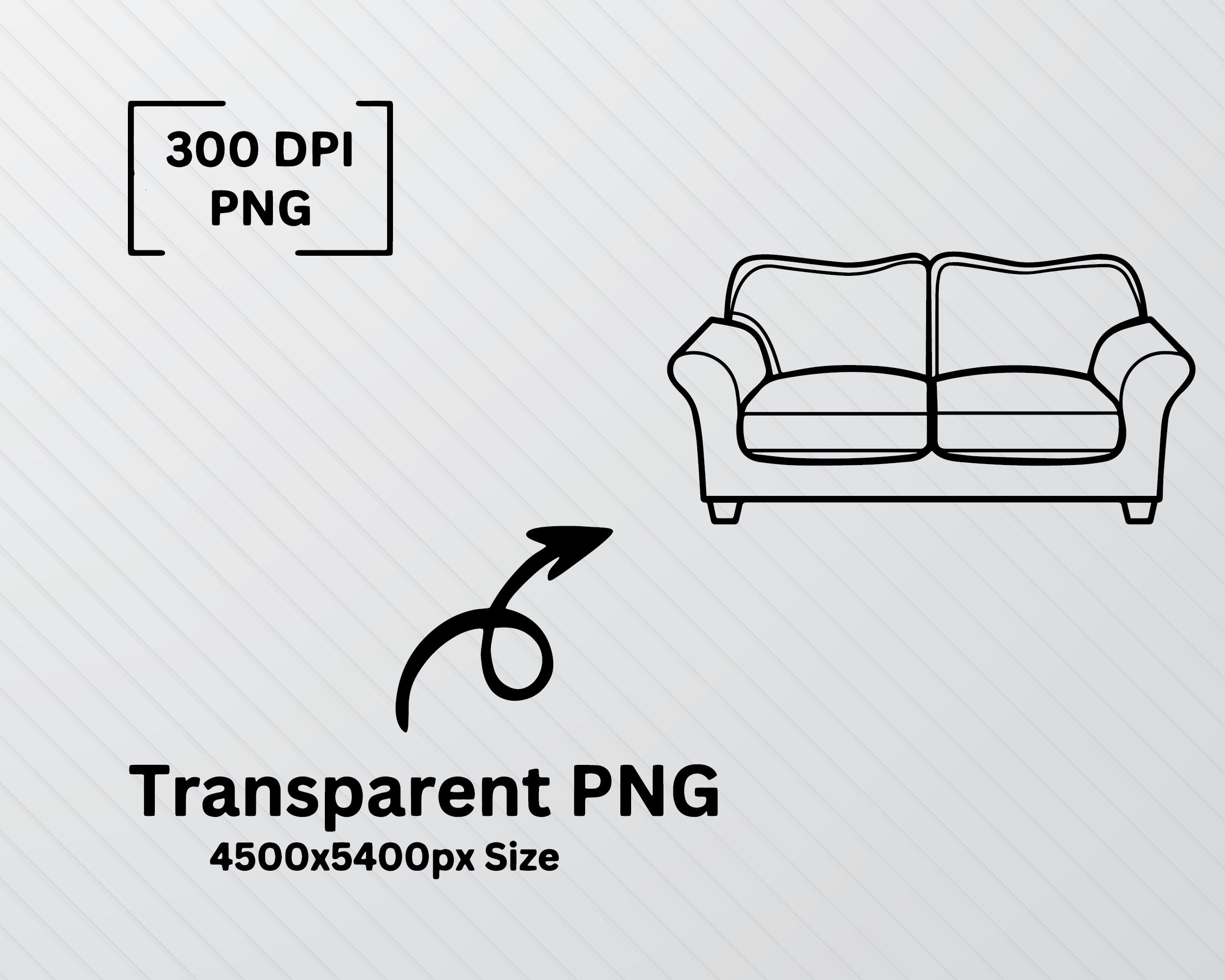 Sofa Silhouette Svg, Sofa Svg Bundle File, Couch Clipart Png, Sofa ...