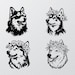 Northern Inuit Dog Svg Bundle, Northern Inuit Silhouette, Northern ...