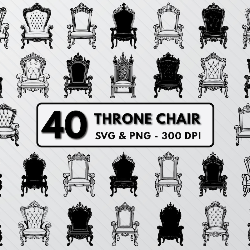 Koning stoel - Etsy België