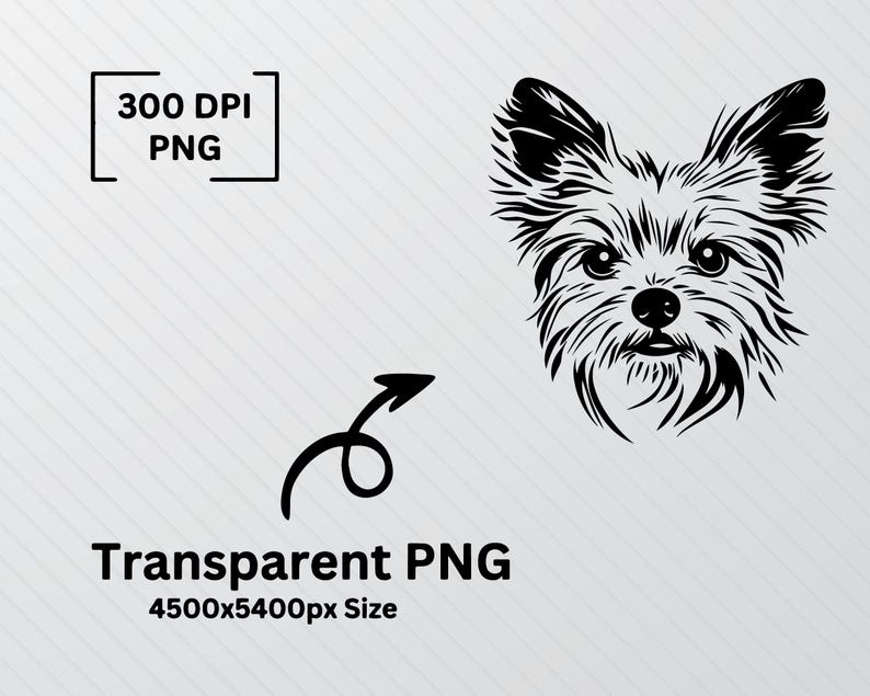 Chorkie Dog Silhouette Bundle: Vector Art, Cricut Files (SVG & PNG) - Etsy