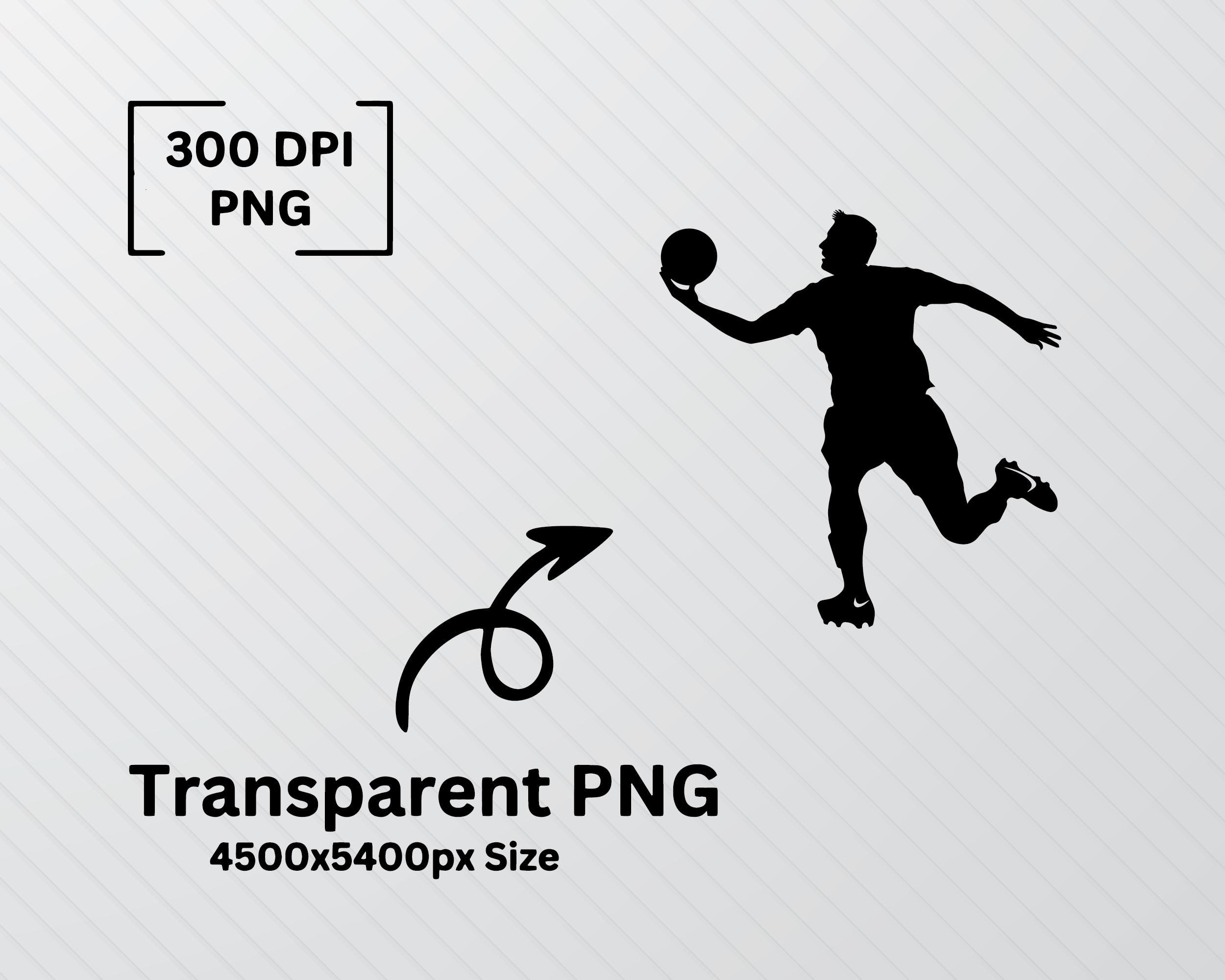 Handball Silhouette, Handball Svg Bundle Set, Handball Clipart Png ...