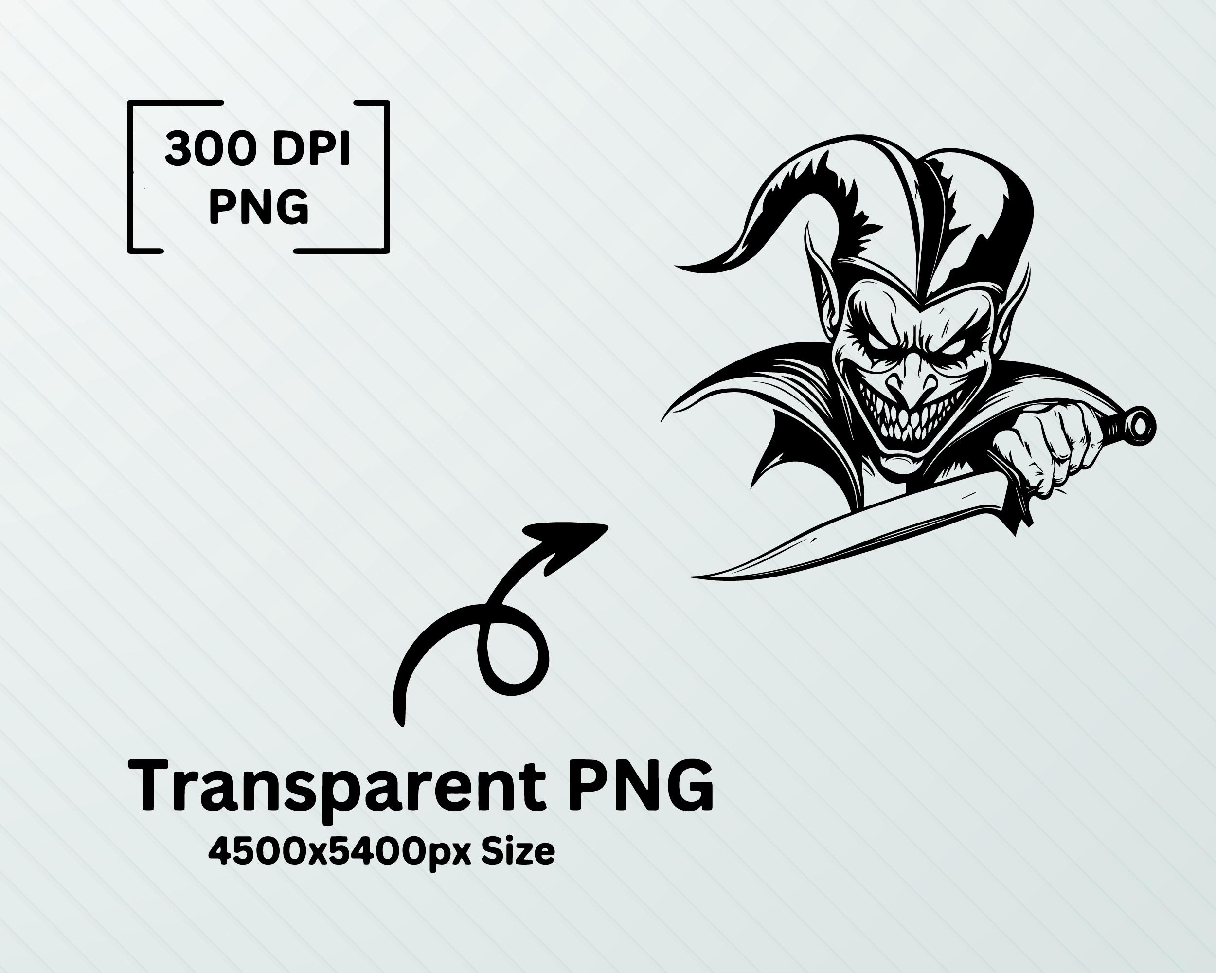 Evil Jester Svg Png, Evil Jester Clipart, Evil Jester Silhouette, Evil ...