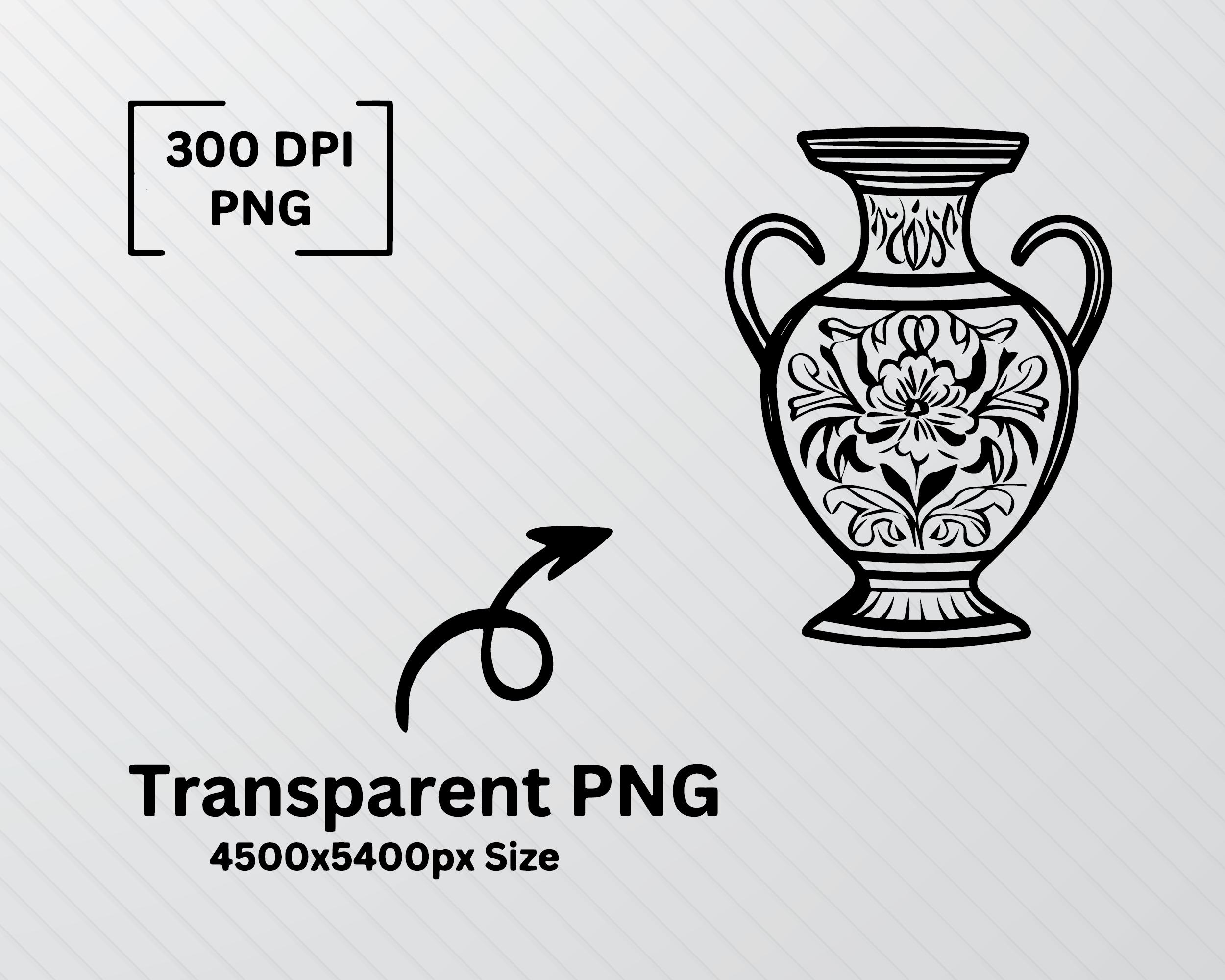 Vase Svg Bundle, Vase Silhouette Png, Flower Vase Clipart Png, Vase Pot ...