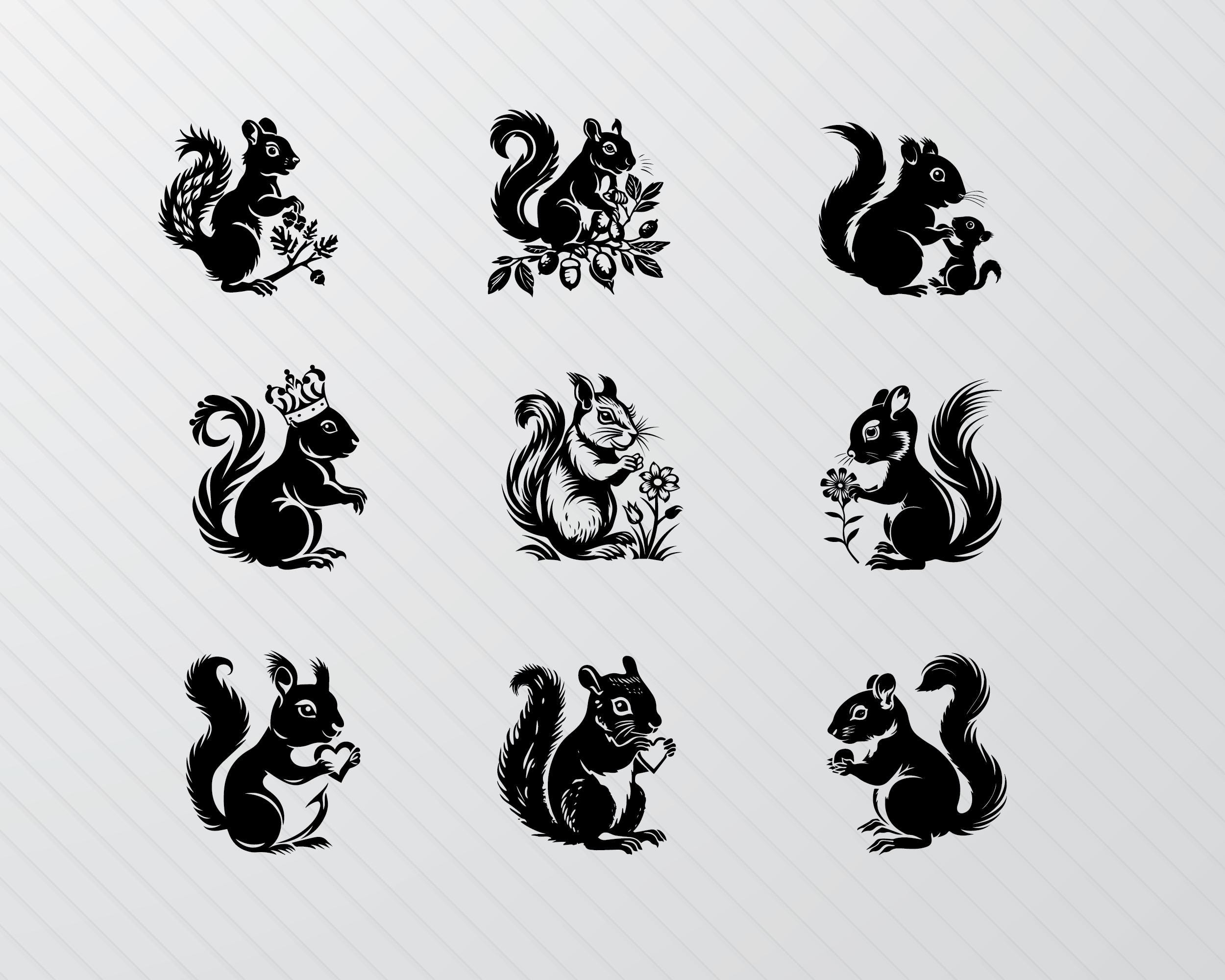 Squirrel Silhouette Svg, Squirrel Svg Cut File, Squirrel Clipart ... Squirrel Silhouette Svg, Squirrel Svg Cut File, Squirrel Clipart ...
