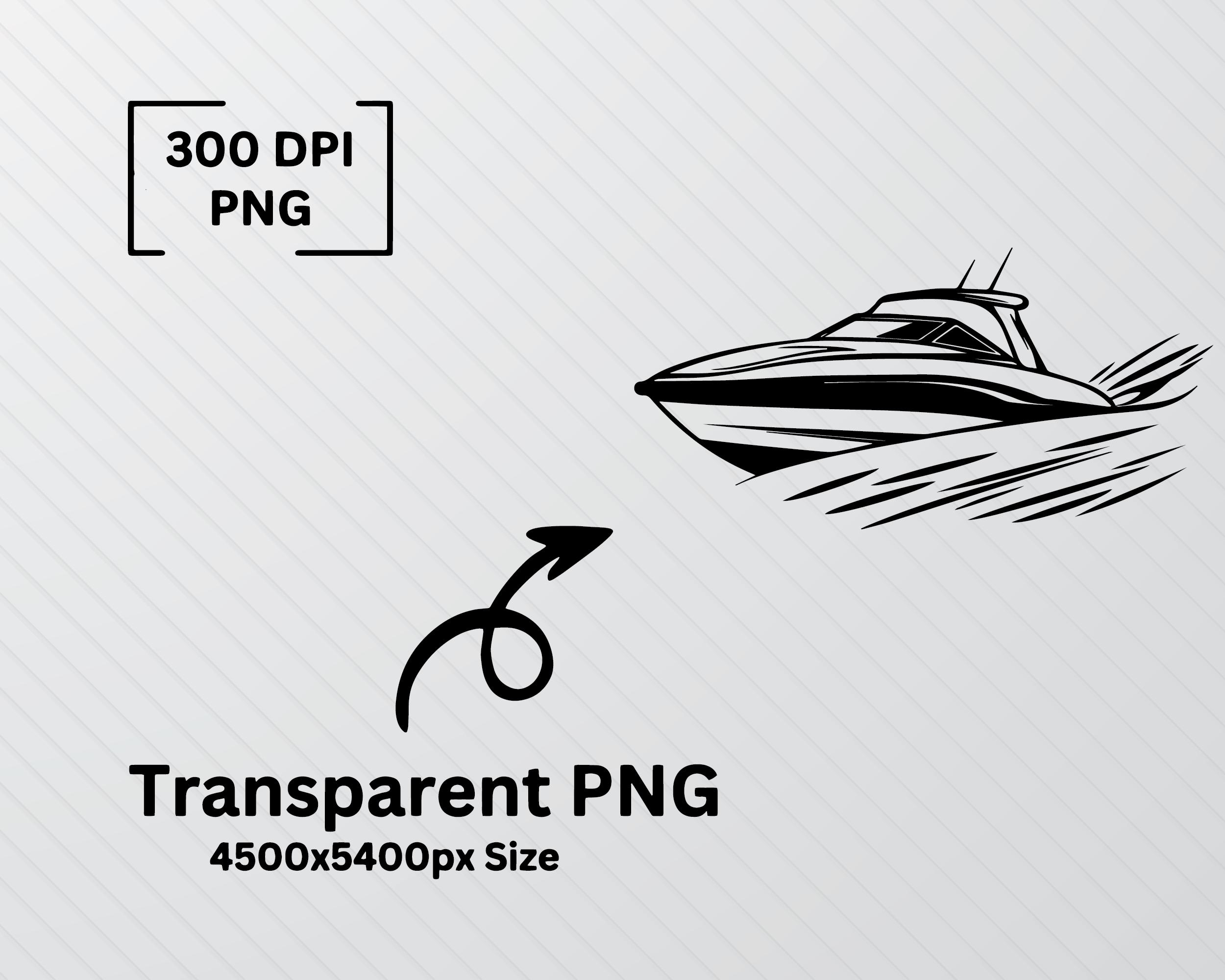 Speed Boat Silhouette, Speed Boat Svg Set Bundle Cut Files, Speed Boat ...