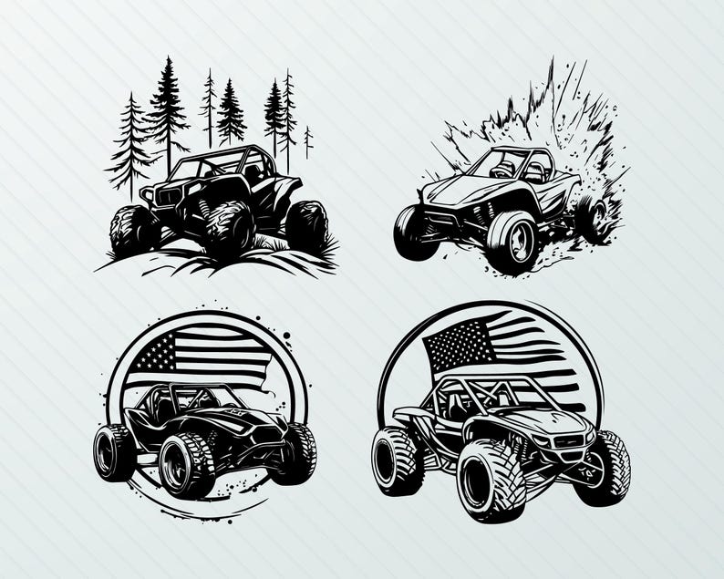 Dune Buggy SVG PNG Clipart: Vector Cut Files (digital Download) - Etsy