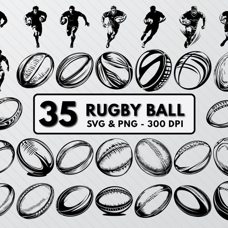 Rugby Vector Designs - Etsy UK