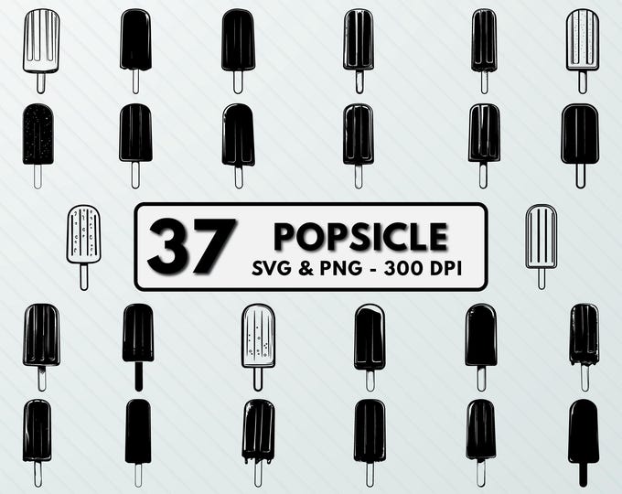 Popsicle Outline Svg Png Dxf - Etsy Canada