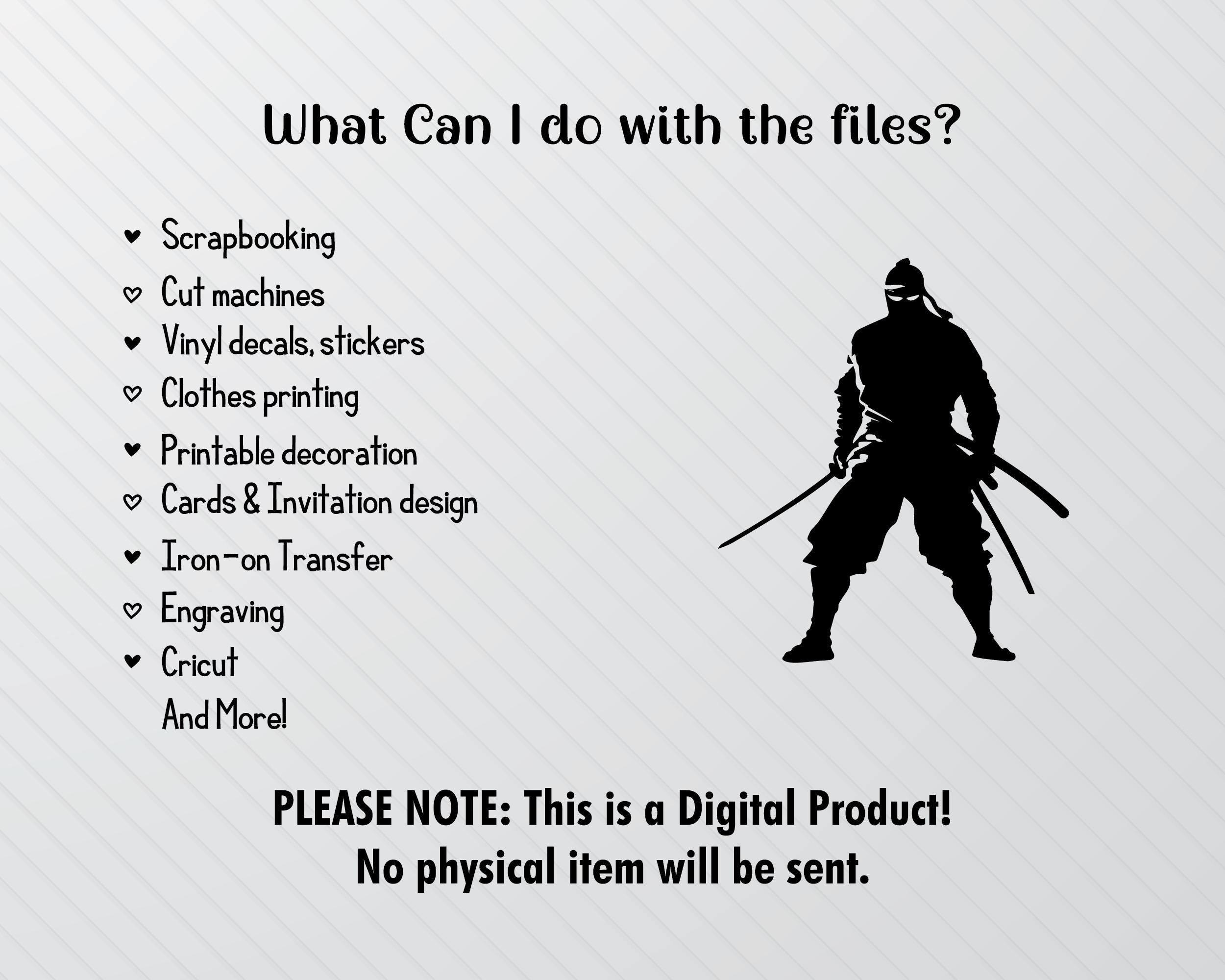 Ninja Silhouette Svg, Ninja Svg Bundle Cut File, Ninja Clipart, Ninja ...