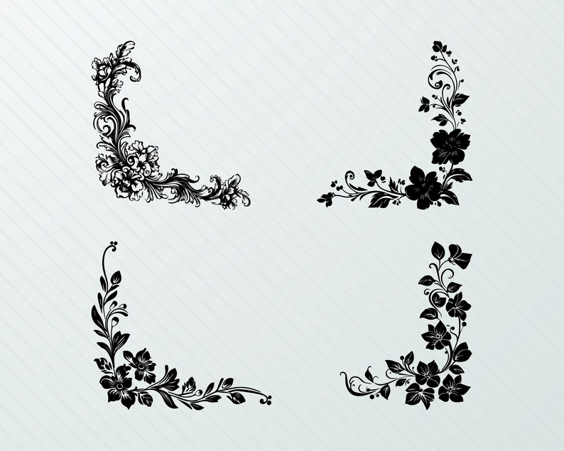 Corner Frame Svg Png, Corner Frame Clipart, Corner Frame Silhouette ...