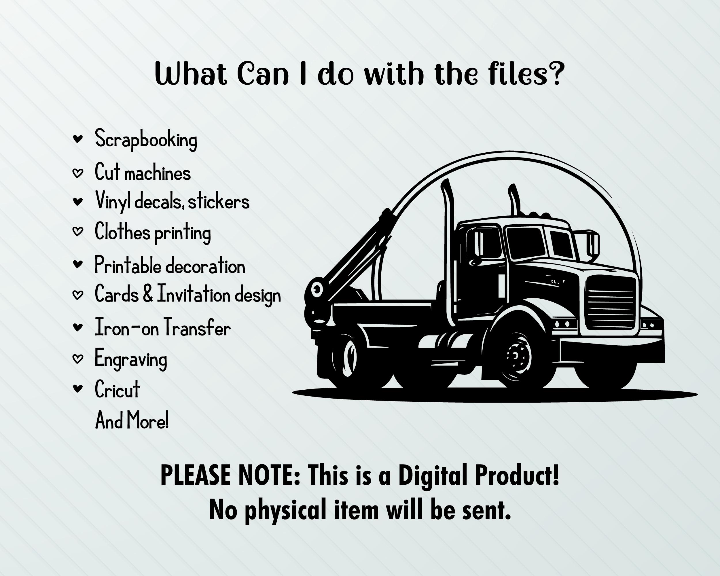 Vintage Tow Truck SVG PNG: Towing Clipart, Car Decal Cut Files - Etsy