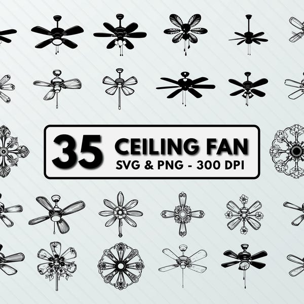 Ceiling Fan Decal - Etsy