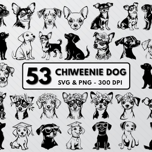 Chiweenie Decal - Etsy