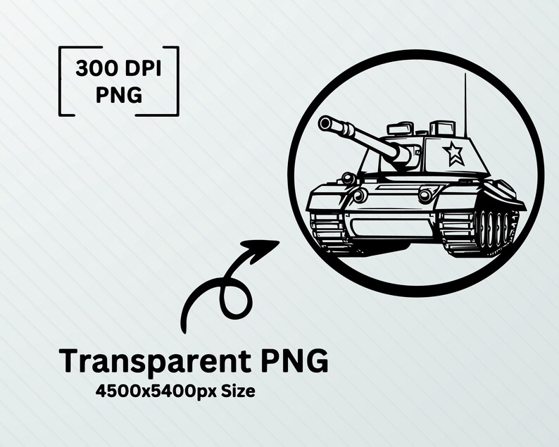 Military Tank Clipart: 36 Tank SVG, PNG, Vector Files (digital Download ...