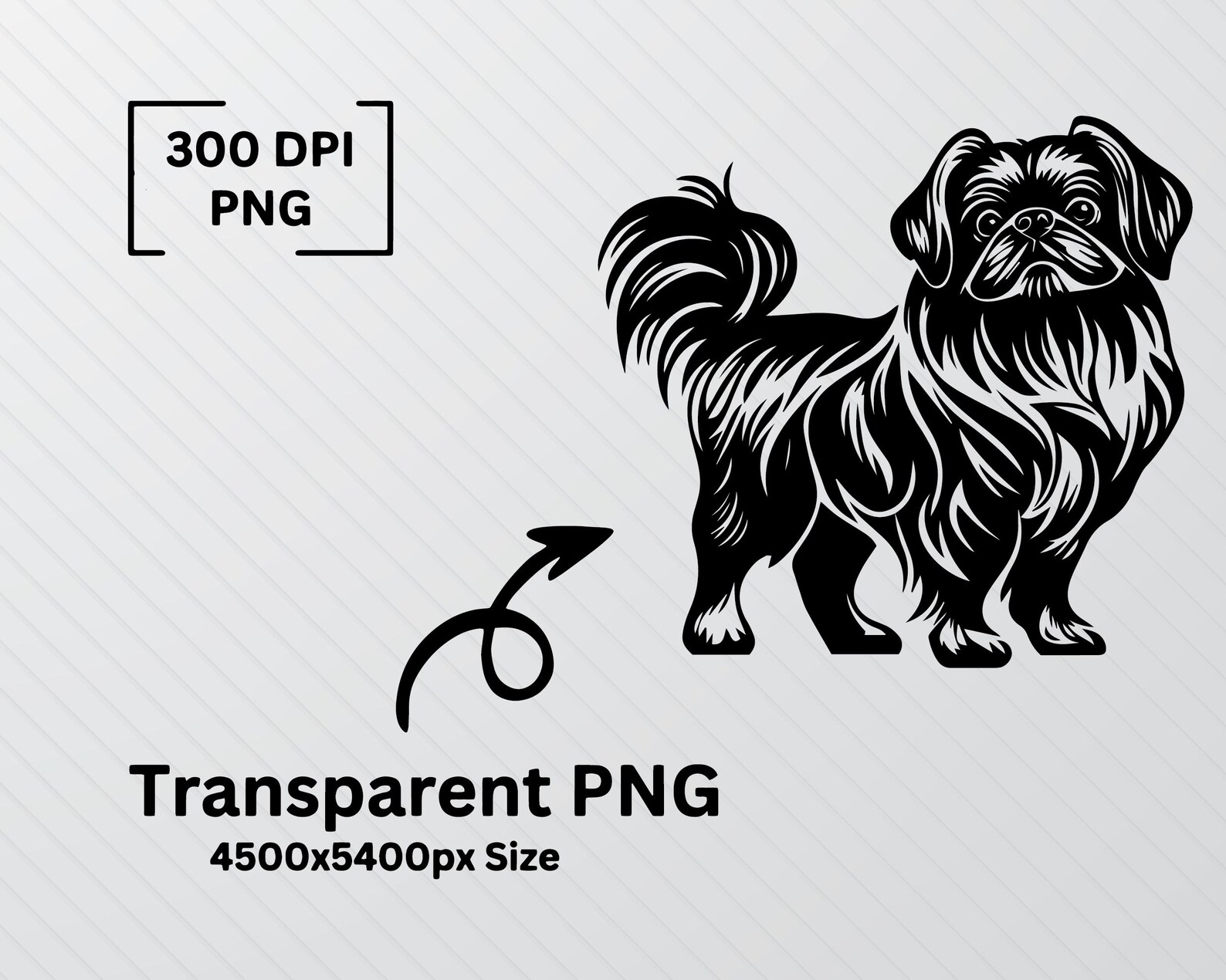 Pekingese Svg Bundle, Pekingese Dog Silhouette Cut File Cricut, Dog ...