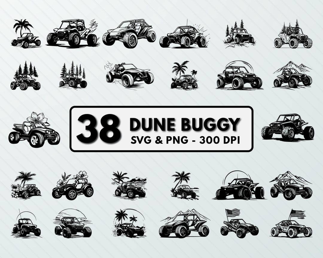 Dune Buggy Svg Png, Dune Buggy Clipart, Dune Buggy Silhouette, Dune ...