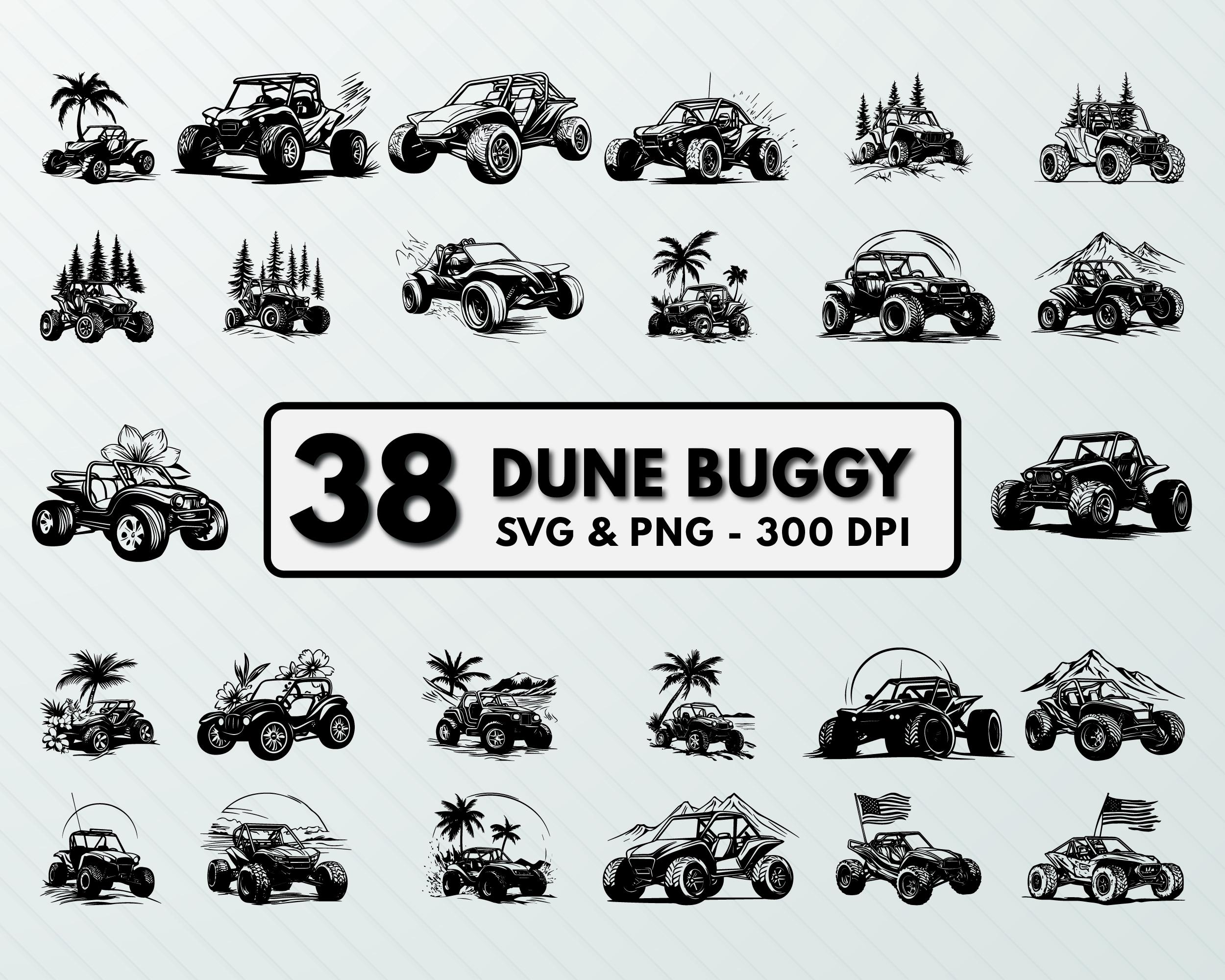 Dune Buggy SVG PNG Clipart: Vector Cut Files (digital Download) - Etsy