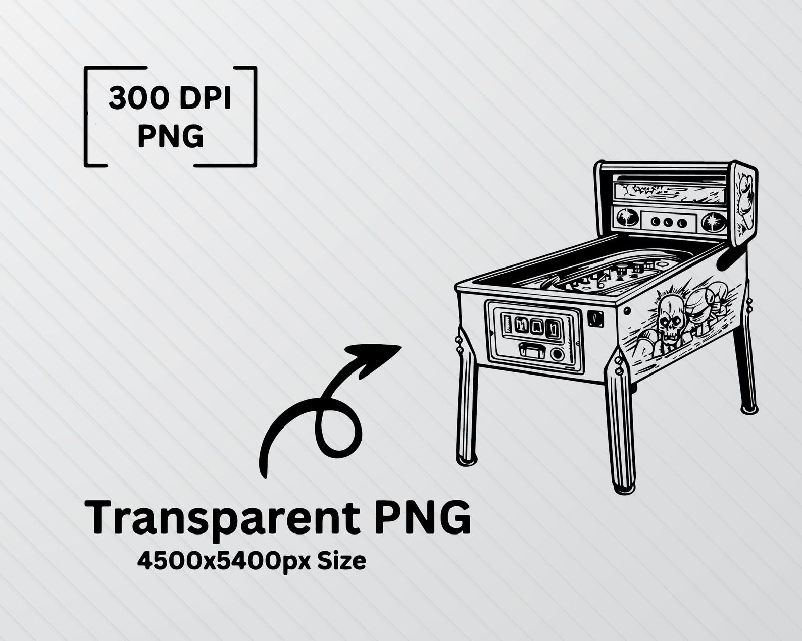 Pinball Machine Svg Bundle, Pinball Machine Silhouette, Pinball Machine ...