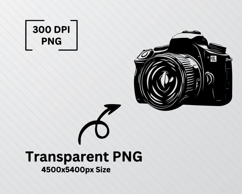 Camera Silhouette, Camera Svg Bundle, Photography Clipart, Camera Png ...