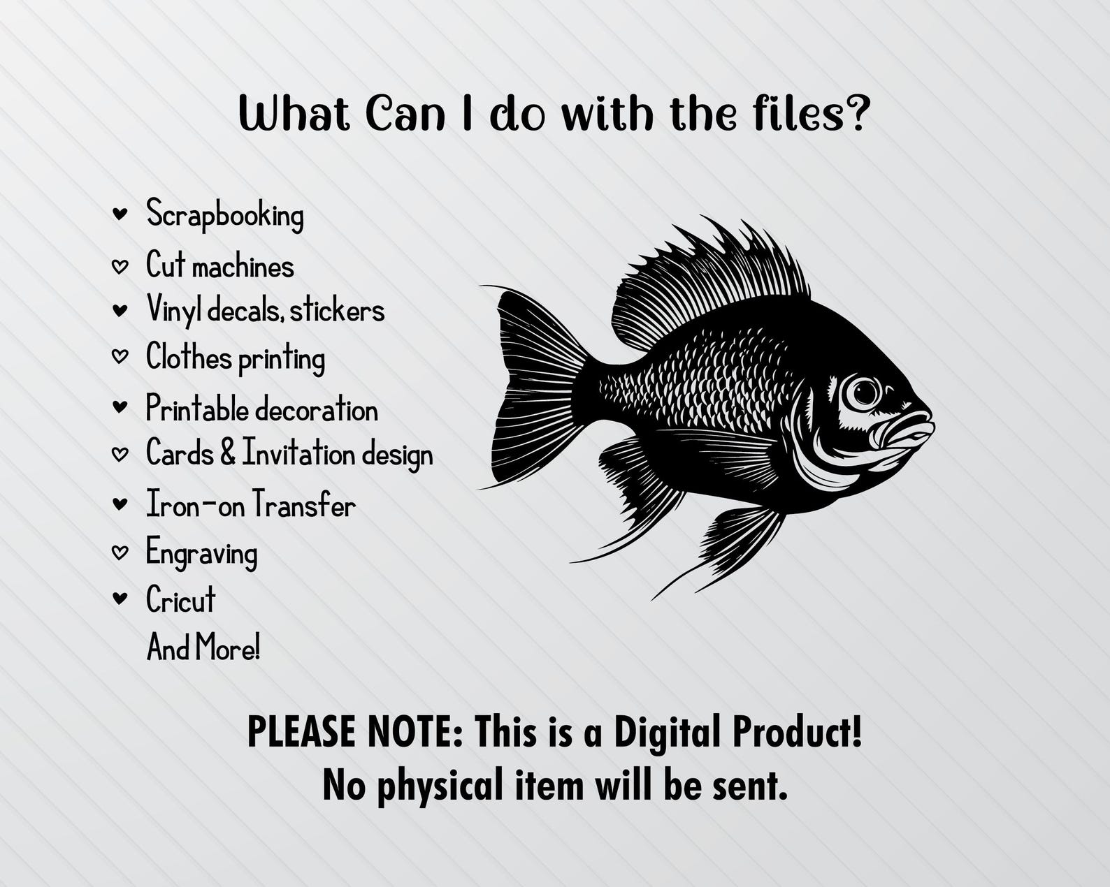 Bluegill Svg Bundle, Bluegill Fish Silhouette, Bluegill Sunfish Decal ...