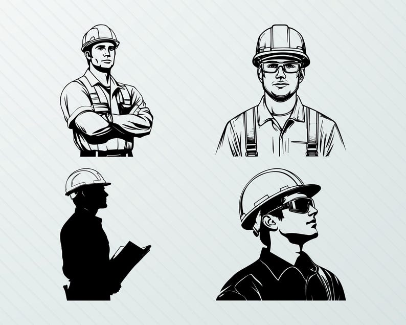Engineer Svg Png, Engineer Clipart, Engineer Silhouette, Decal ...