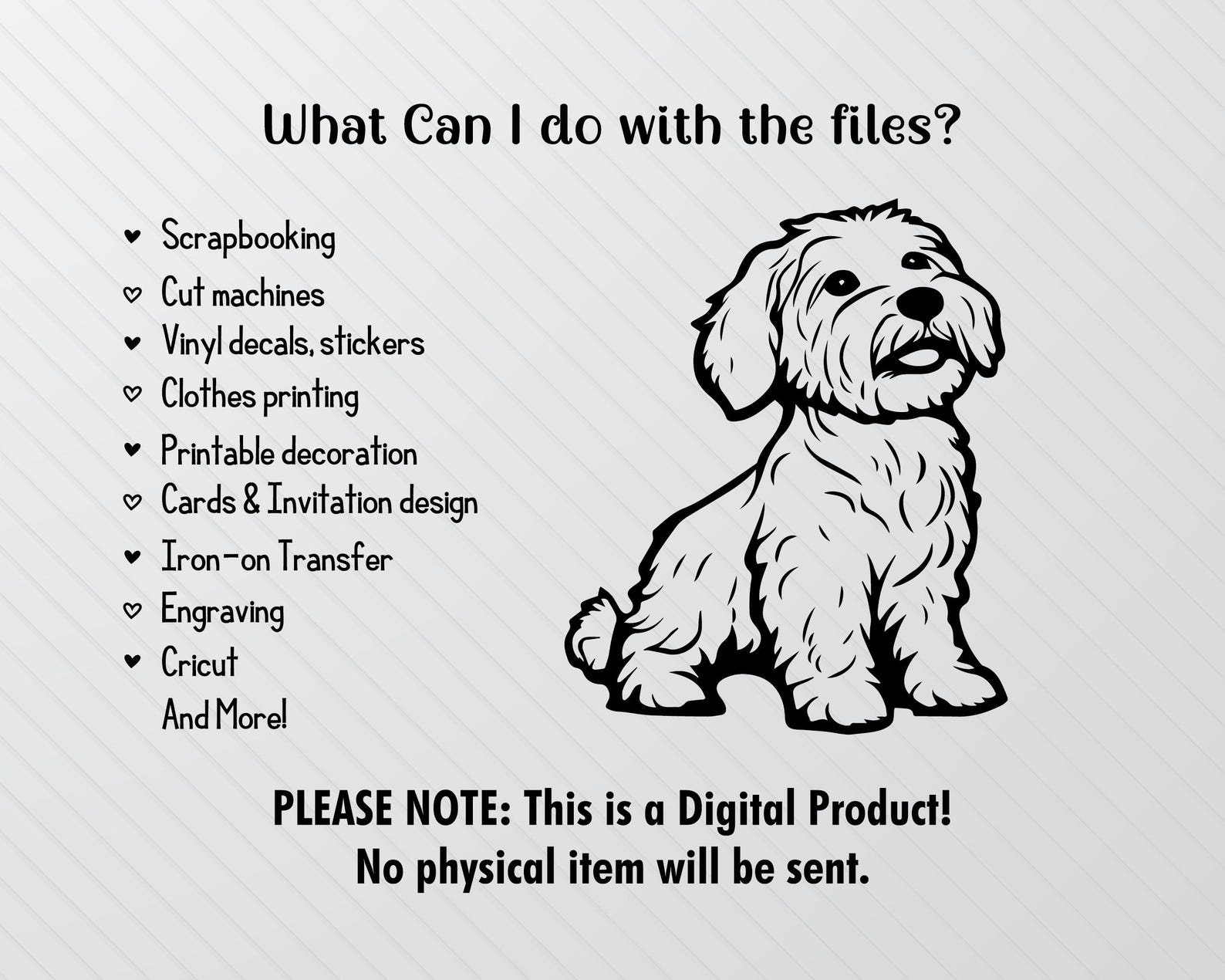 Schnoodle Dog Svg, Schnoodle Silhouette Svg, Dogs Clipart, Schnoodle ...