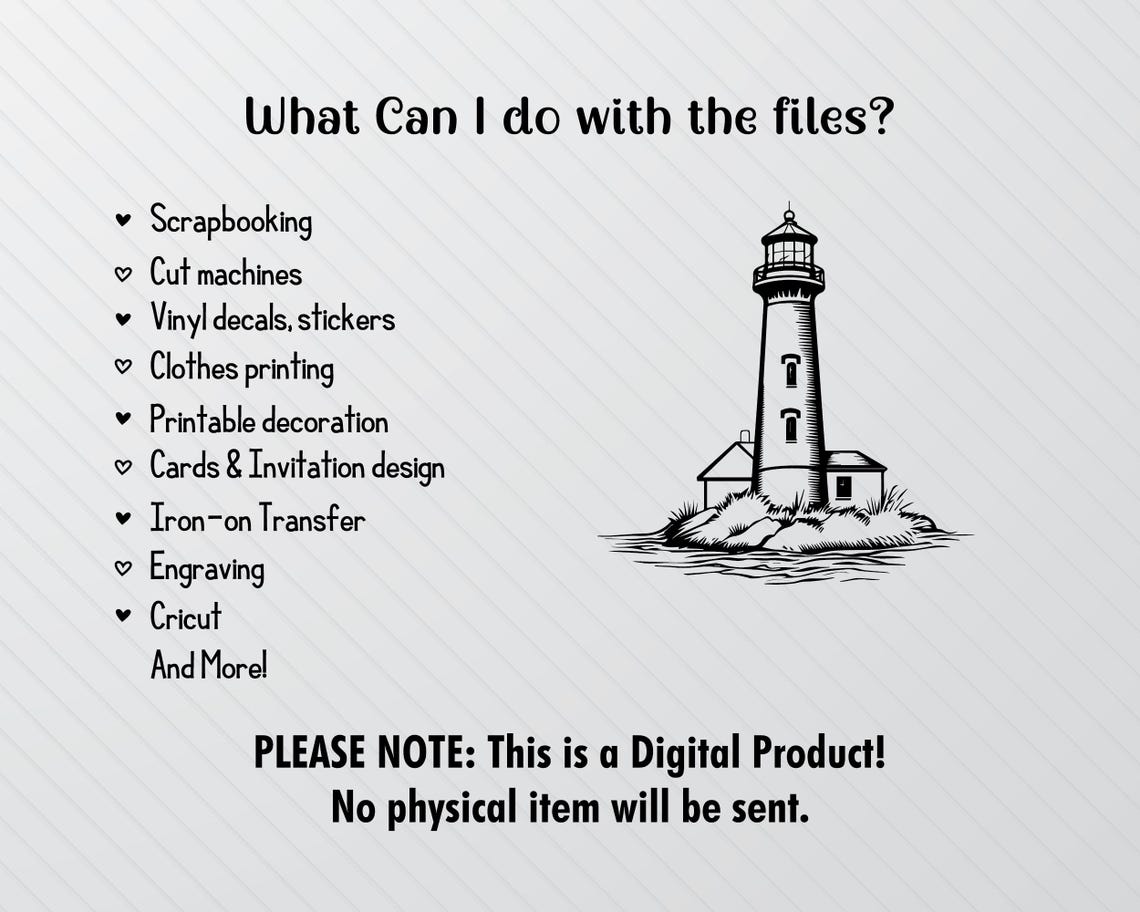 Lighthouse Silhouette Svg, Lighthouse Svg Bundle Cut File, Lighthouse ...