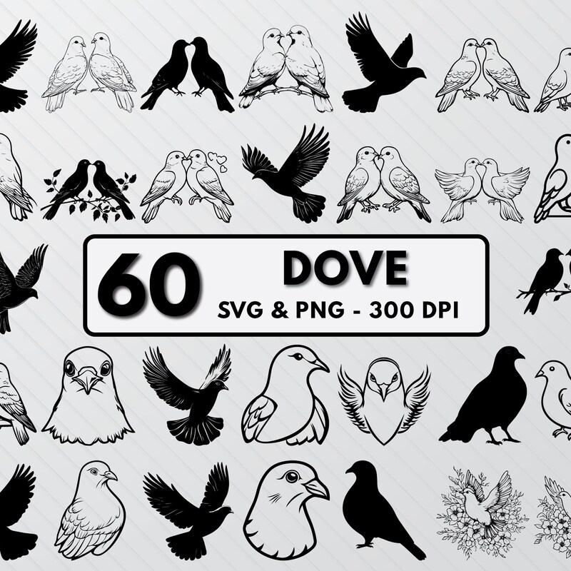 Dove Svg - Etsy
