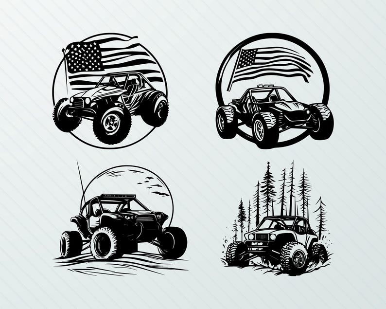 Dune Buggy SVG PNG Clipart: Vector Cut Files (digital Download) - Etsy