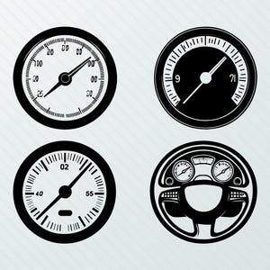 Speedometer Svg Png, Speedometer Clipart, Speedometer Silhouette ...