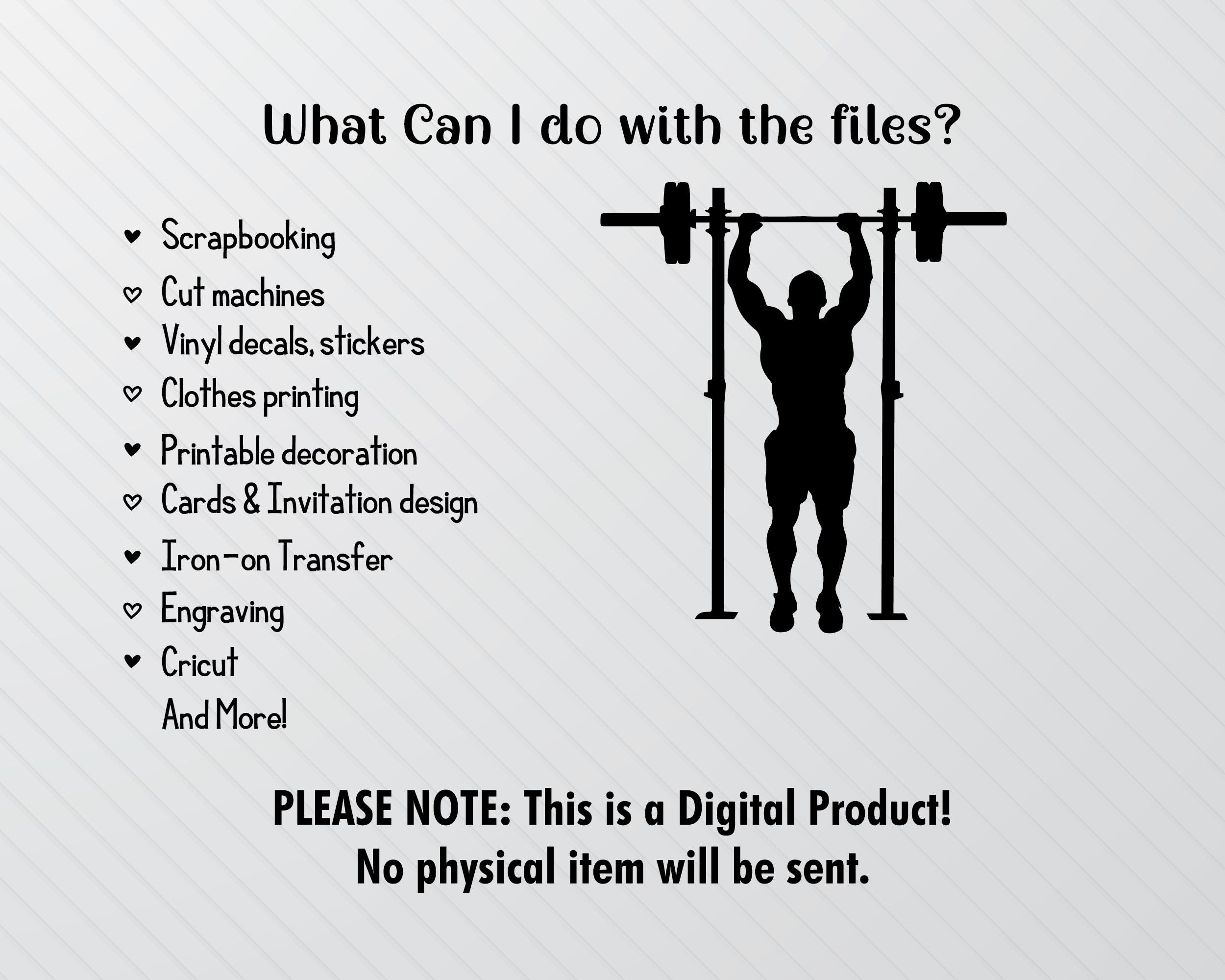 Weight Lifting Silhouette, Weight Lifting Svg Bundle, Gym Clipart ...