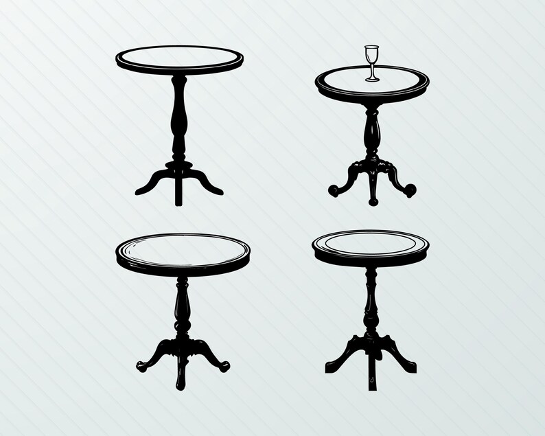 Table Svg Png, Table Clipart, Table Silhouette, Table Decal, Table ...