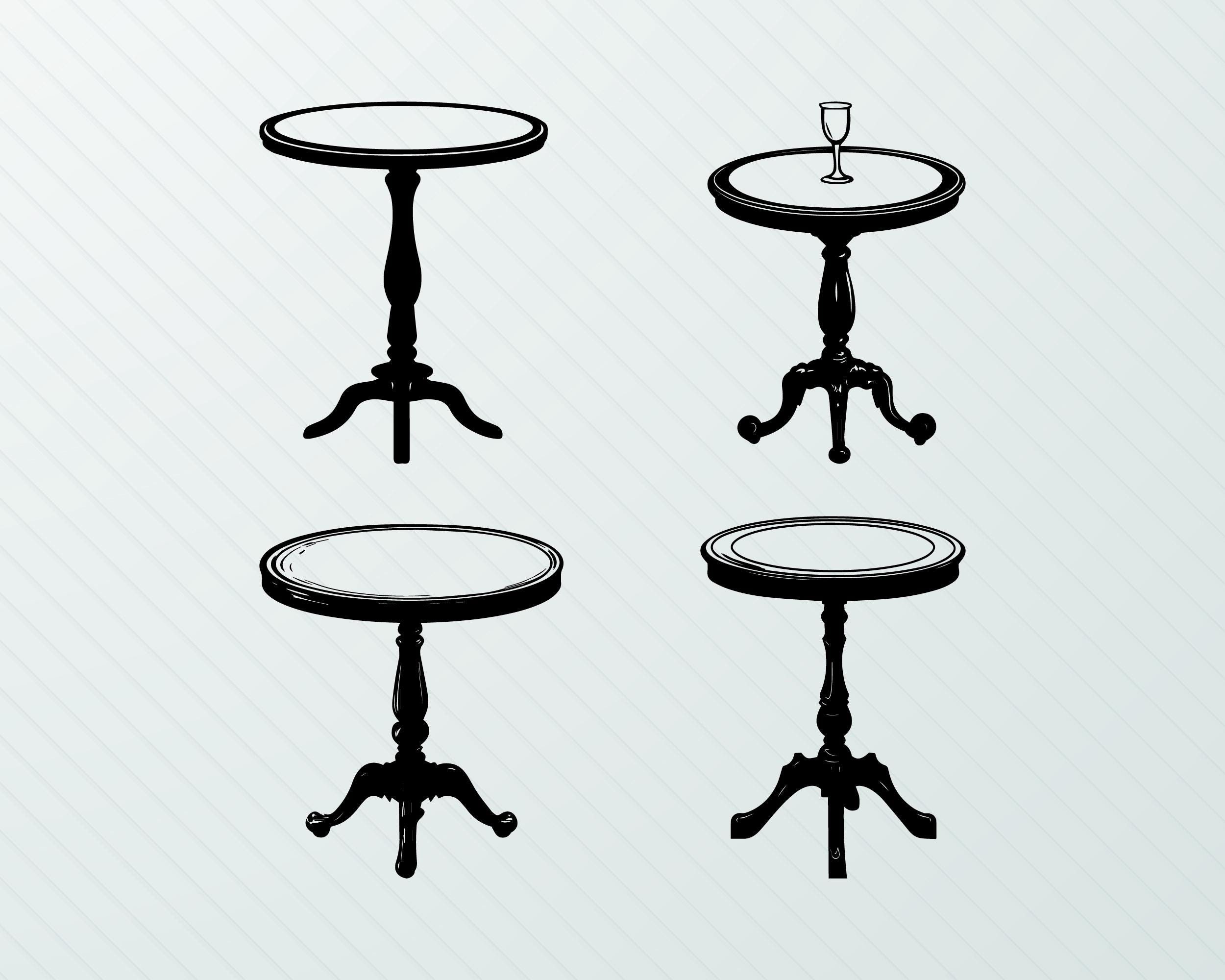 Table Svg Png, Table Clipart, Table Silhouette, Table Decal, Table ...