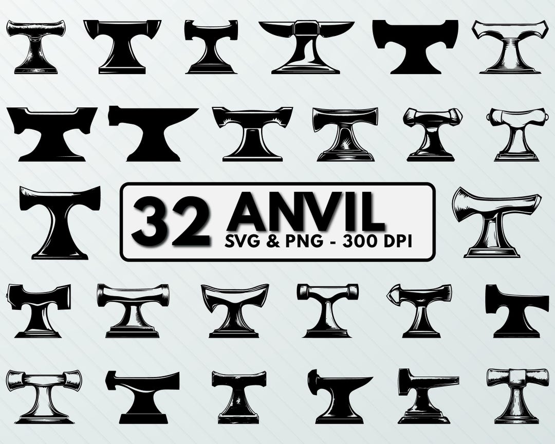 Anvil Svg, Anvil Png, Anvil Clipart, Anvil Silhouette, Anvil Decal ...