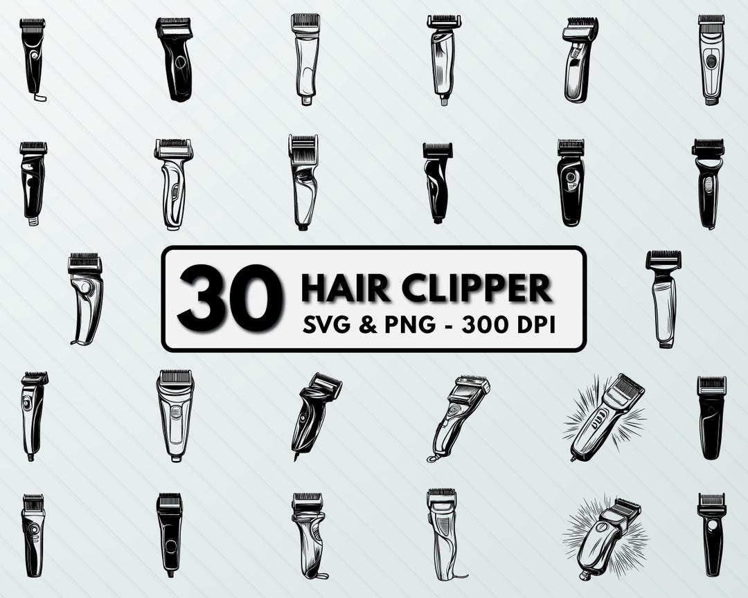 Hair Clipper Silhouette, Decal, Hair Clipper Svg , Vector, Hair Clipper ...