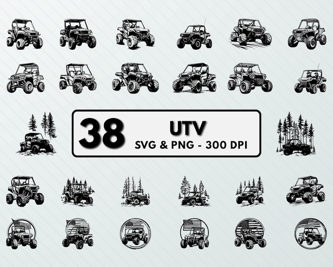 Utv Car Svg Png, Utv Car Clipart, Utv Car Silhouette, Utv Car Decal ...